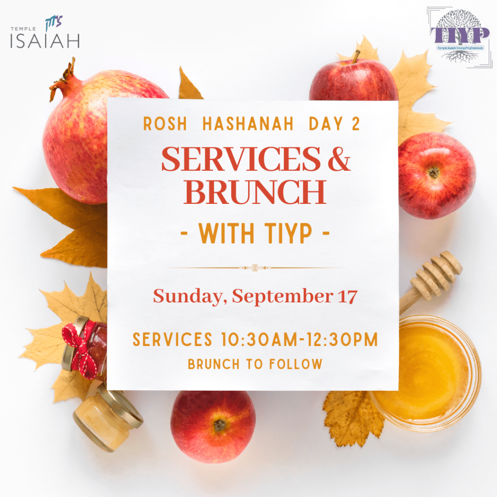 Rosh Hashanah Day 2 Service - Temple Isaiah